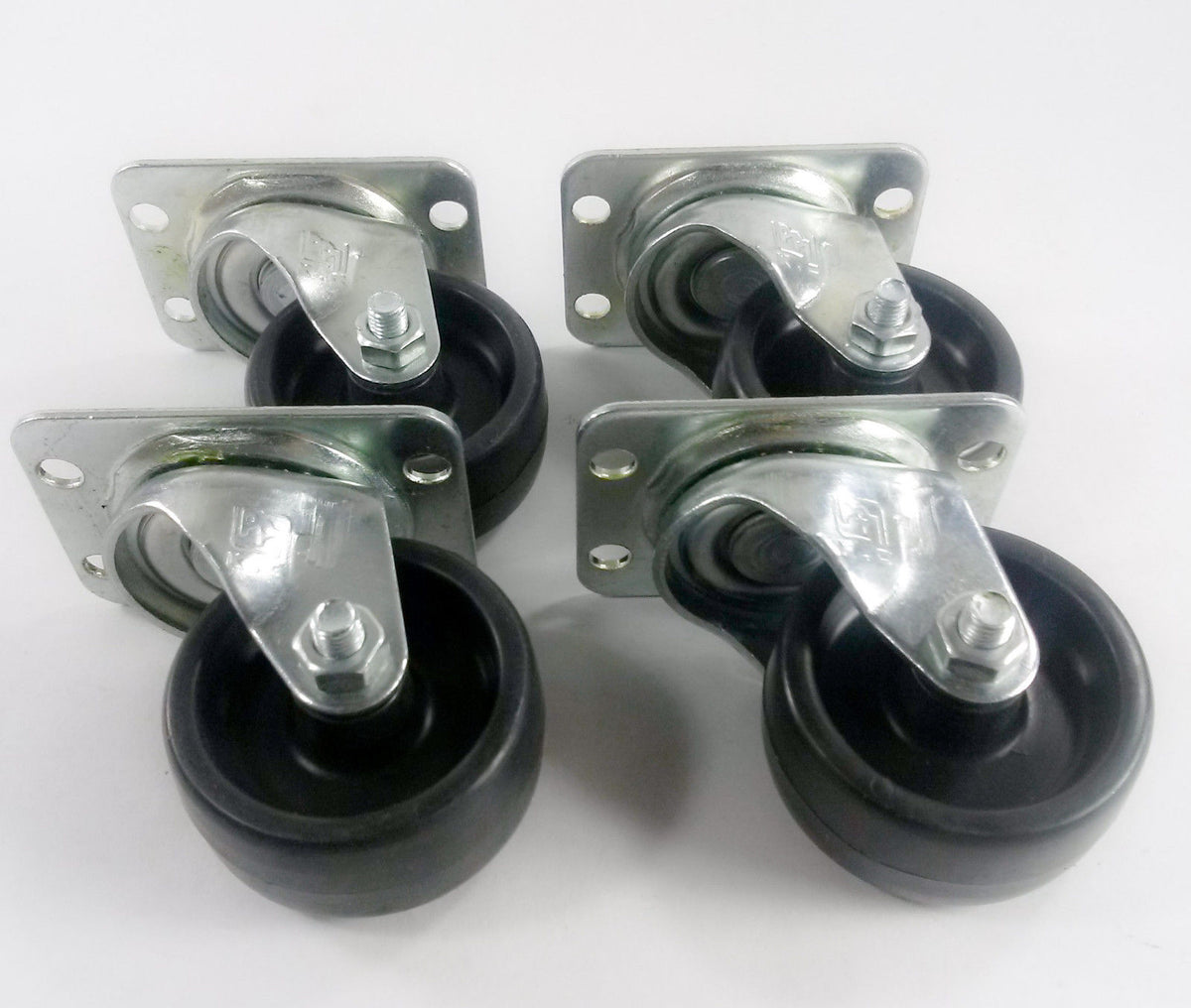 2" Light Duty Plastic Wheel Caster - 4 Swivels